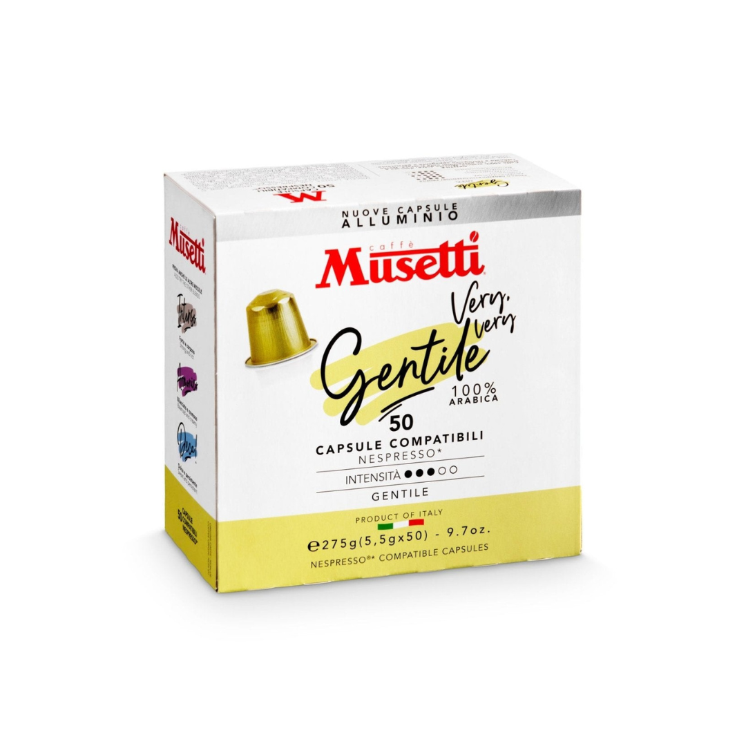 COFFEE CAPSULES MUSETTI® GENTILE 100% ARABICA | COMPATIBLE WITH NESPRE